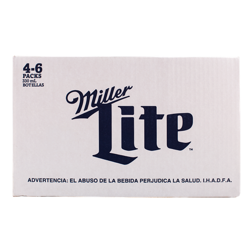 Miller Lite Botella 24 unidades/11oz | Licor, cerveza y vino ...