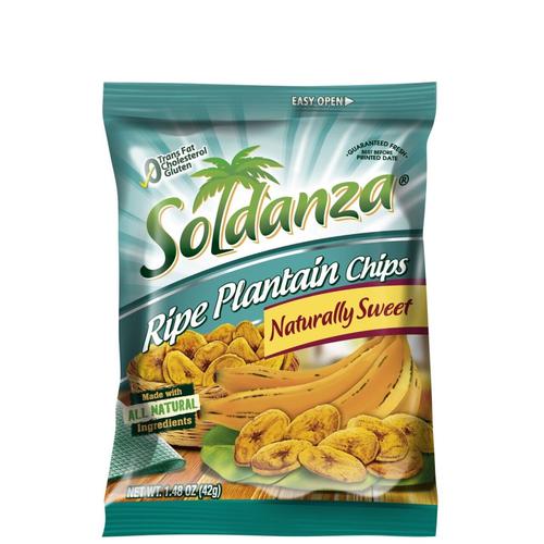 Soldanza Ripe Plantain Chips 12 units/42 g | Snacks | Pricesmart | St ...