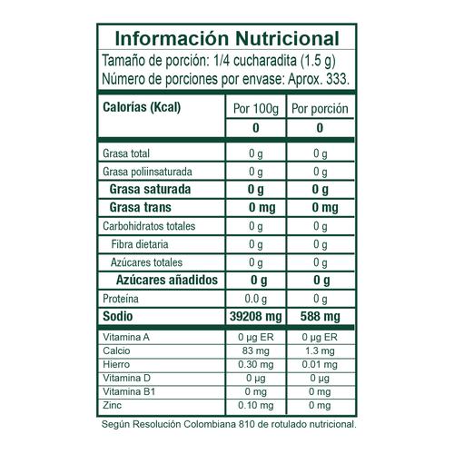 Refisal Sal Refinada 3 Unidades / 500 g / 17.6 oz | Aceites, harinas y ...