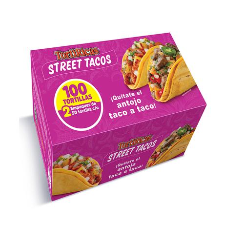 TortiRicas Street Tacos Tortillas de Maíz 100 Unidades | Panes y ...