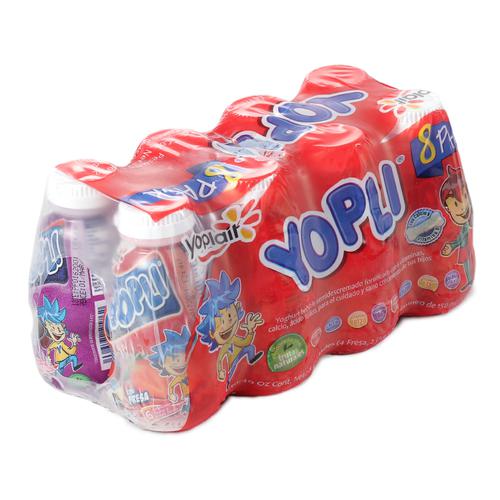 Yoplait Yopli Yogurt Bebible 8 Unidades 141 g / 5 oz | Lácteos y Huevos ...