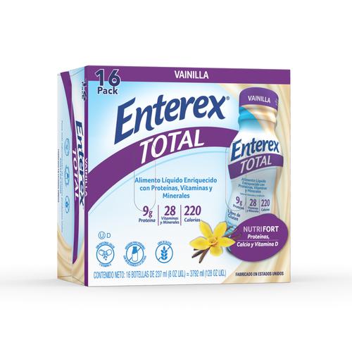 Enterex Total Bebida Nutricional Vainilla 16 Unidades / 237 ml | Salud ...
