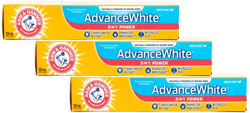 Arm & Hammer Advance White Toothpaste 3 Units / 120 ml | Oral Care ...