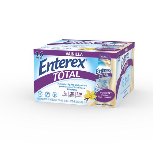 Enterex Total Bebida Nutricional Vainilla 16 Unidades / 237 ml | Salud ...