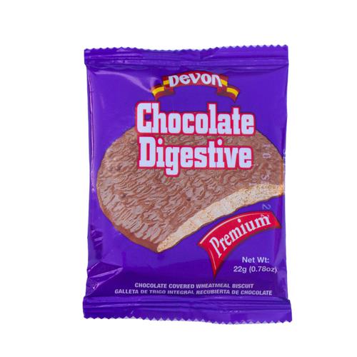 Devon Healthy and Nutritious Chocolate Digestive Biscuits 50 Units / 22 ...