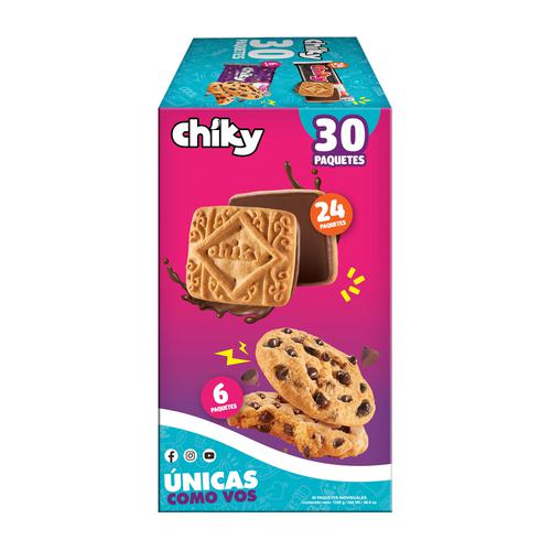 Chiky Cookie Mix with Chocolate Flavor Cover and Chocolate Chips 1320 g ...