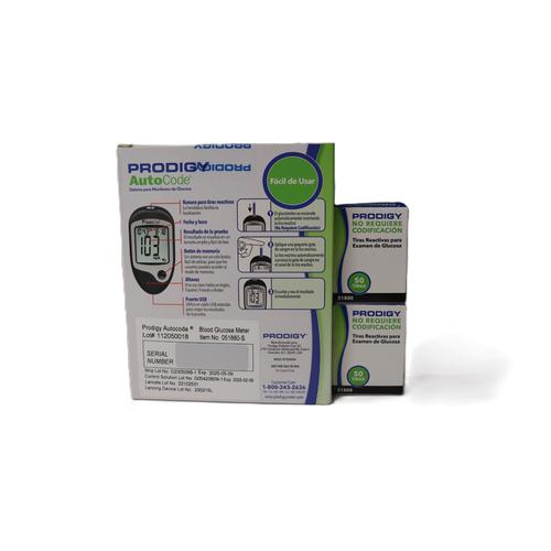 Prodigy kit de Glucometro + Tiras Reactivas | Dispositivos y aparatos ...