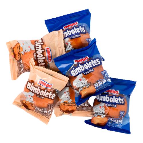 Bimbo Ponquecito Bimboletes Surtido Vainilla Coco 30 Unidades / 0.740 g ...
